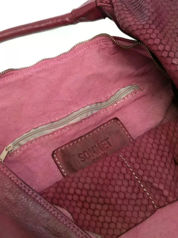 SOMMET Dune Snakeskin-effect Shoulder Bag