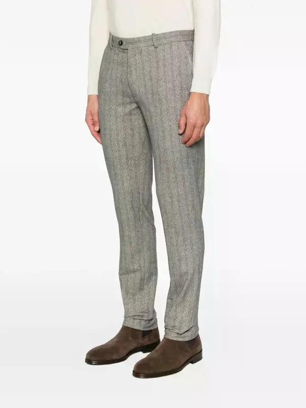 CIRCOLO 1901 Herringbone-pattern Trousers