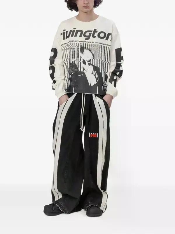 RRR123 Apocrypha Trappist Wide-leg Trousers