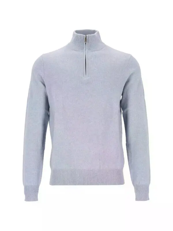 Eric Bompard Côme Zip-neck Cashmere Sweater
