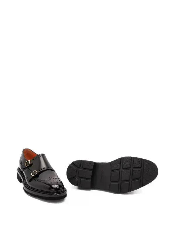 Santoni Double-strap Monk Shoes