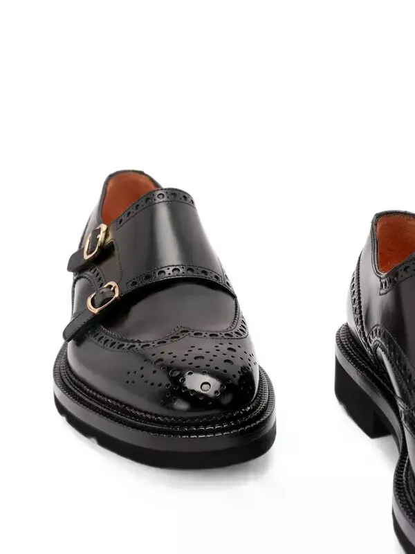 Santoni Double-strap Monk Shoes