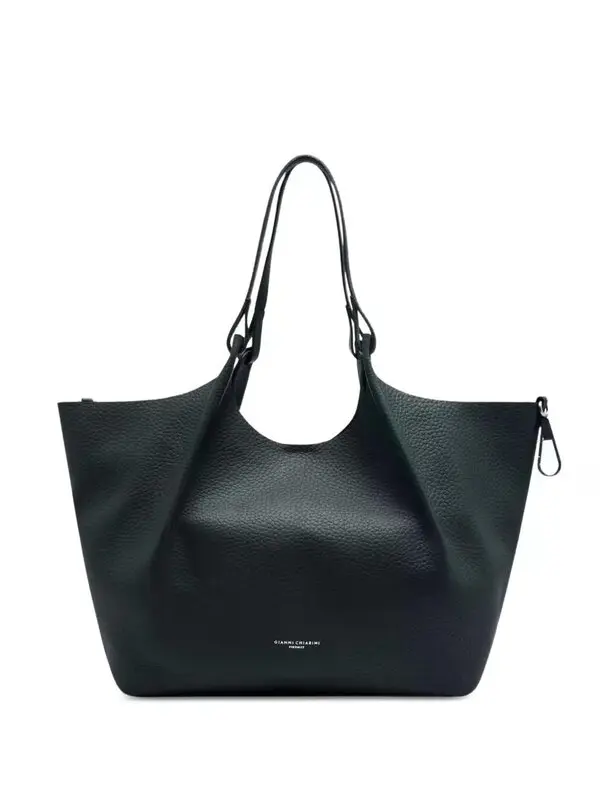 GIANNI CHIARINI Dua Grained Leather Shoulder Bag