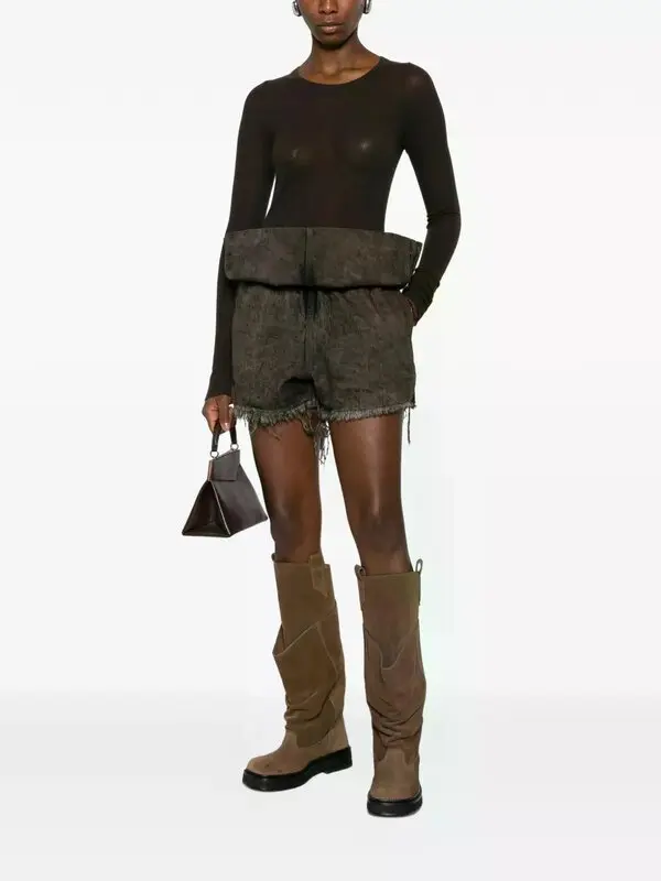 Rick Owens Ribbed-knit Trousers