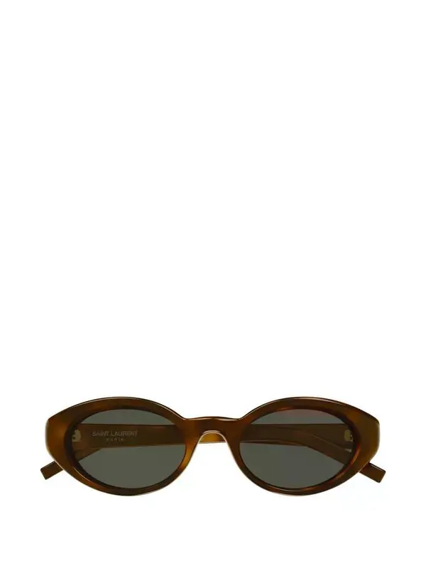 Saint Laurent Sl 567 Plump Oval-frame Sunglasses