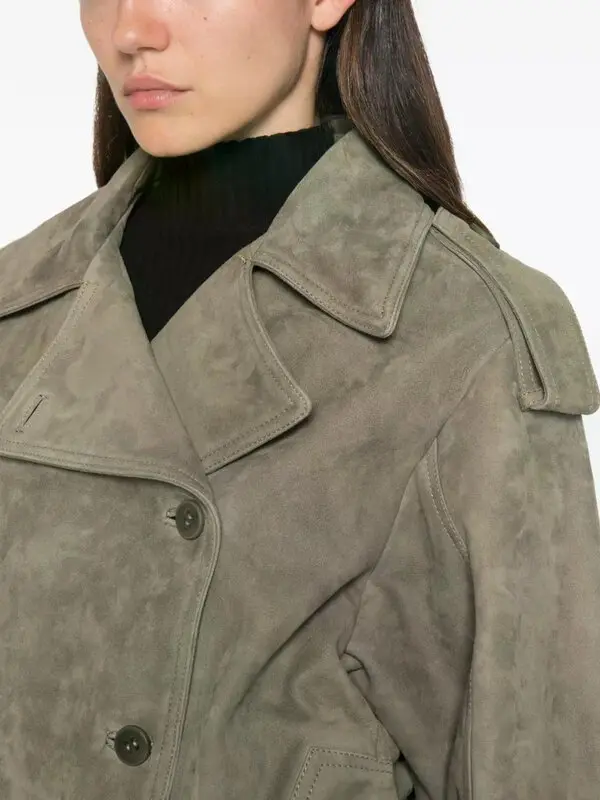 SALVATORE SANTORO Double-breasted Belted Jacket
