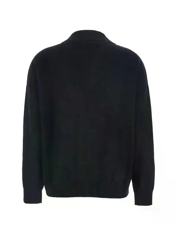 PLAIN Polo-collar Cashmere Sweater