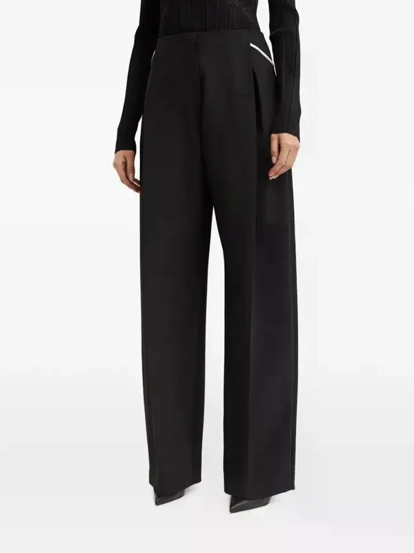Sportmax Pleated Detachable-strap Trousers