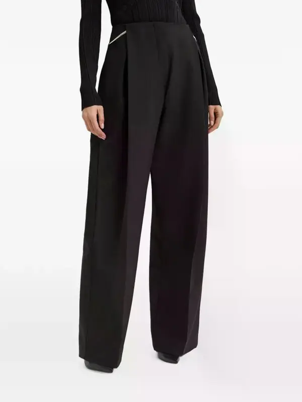 Sportmax Pleated Detachable-strap Trousers