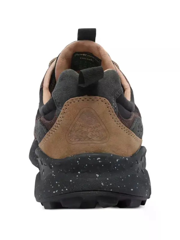 FLOWER MOUNTAIN Yamano 3 Suede-panelled Low-top Sneakers