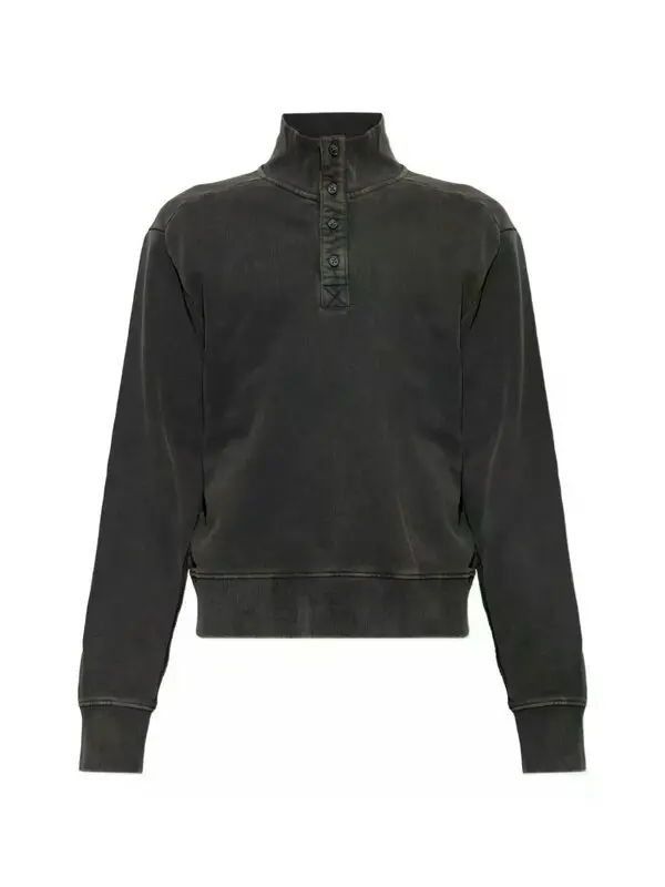ENTIRE STUDIOS Port Button-up Collar Sweatshirt