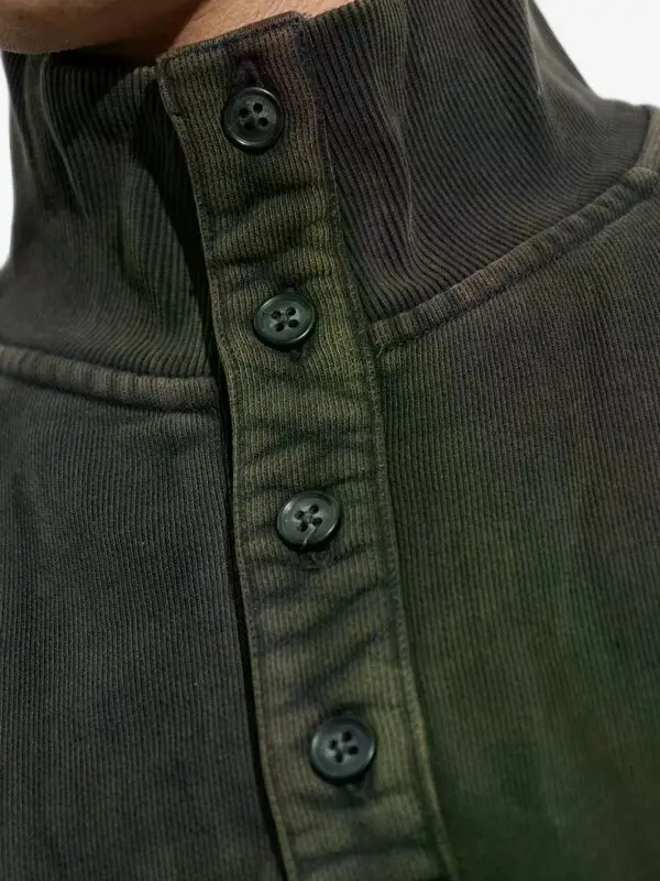 ENTIRE STUDIOS Port Button-up Collar Sweatshirt