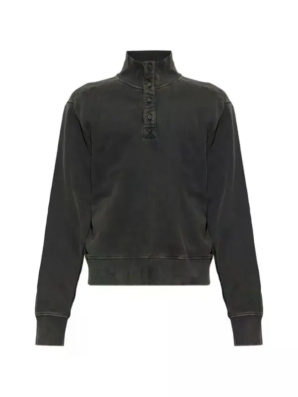 ENTIRE STUDIOS Port Button-up Collar Sweatshirt