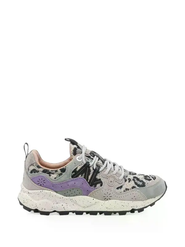 FLOWER MOUNTAIN Leopard-print Low-top Sneakers