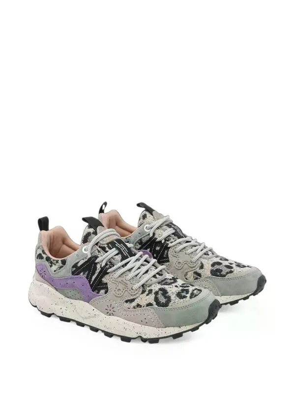FLOWER MOUNTAIN Leopard-print Low-top Sneakers