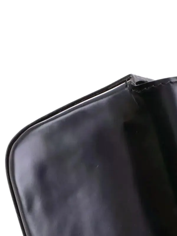 Fendi Ff Chain Leather Nano Clutch Bag