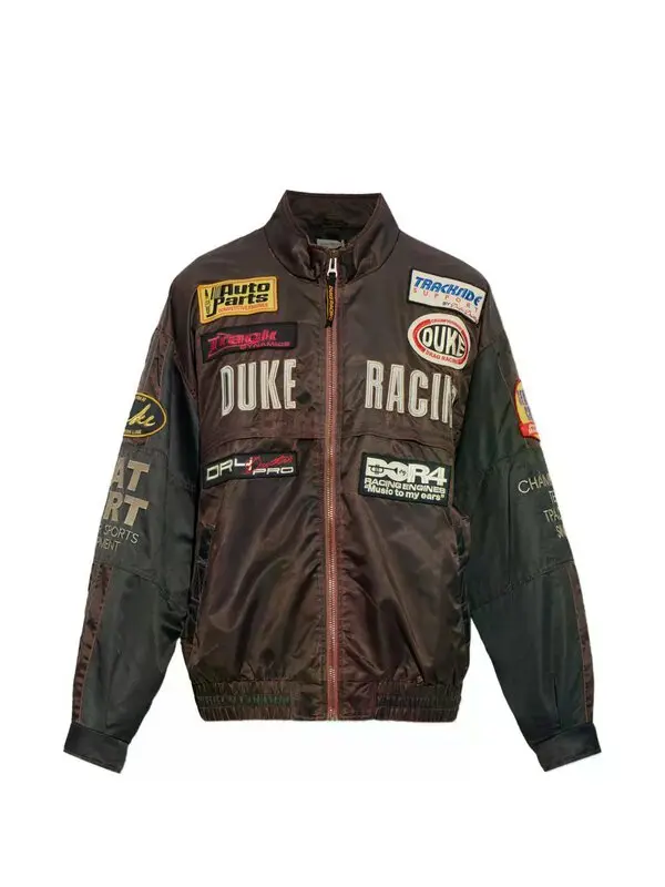 DUKE + DEXTER Dr4 Patch-embellished Bomber Jacket
