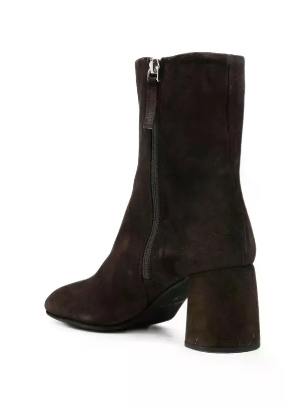 LISKA Suede Block-heel Ankle Boots