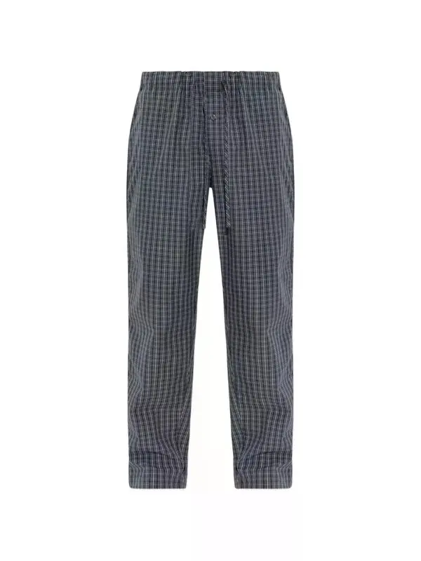 Hanro Check-pattern Pajama Bottoms