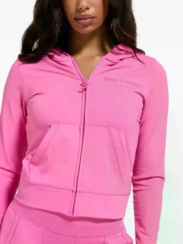 Juicy Couture Robertson Logo-print Zip-up Hoodie