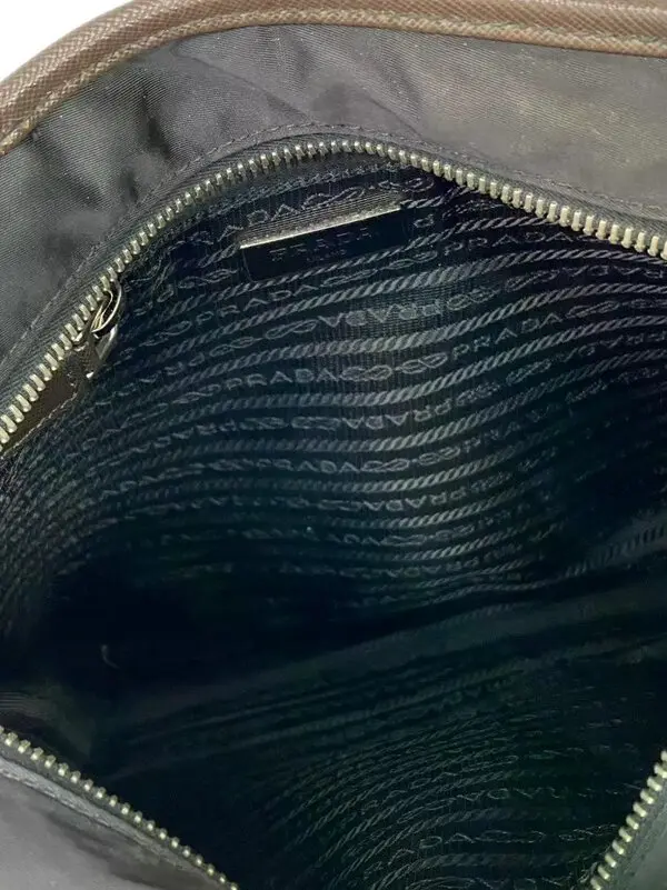 Prada 2013-2026 Tessuto Zip Top Logo Crossbody Bag