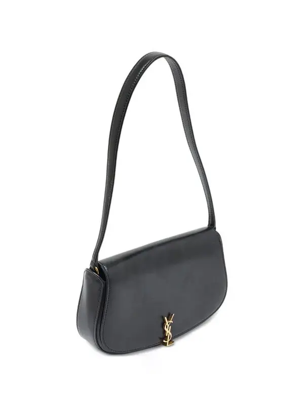 Saint Laurent 2023 Mini Voltaire Cassandre Shoulder Bag - Black