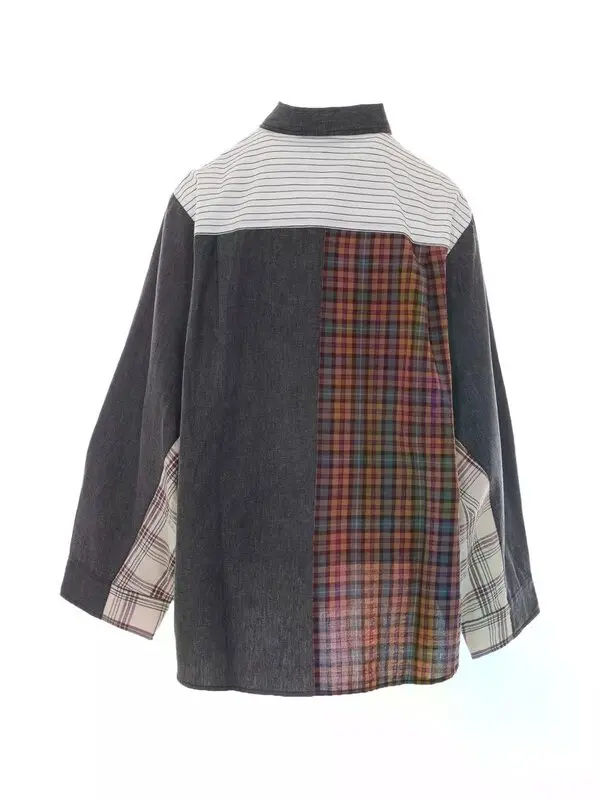 Essentiel Antwerp Patchwork Check-print Shirt