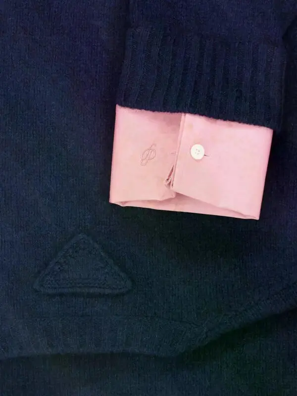 Prada Shetland Wool Crew-neck Sweater