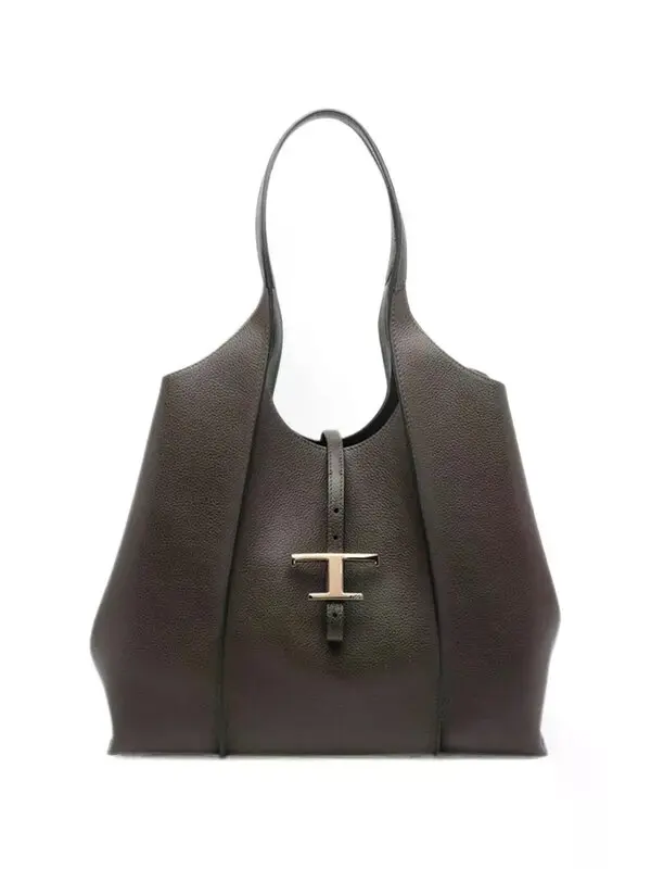 TOD'S T Timeless Shoulder Bag - Grey