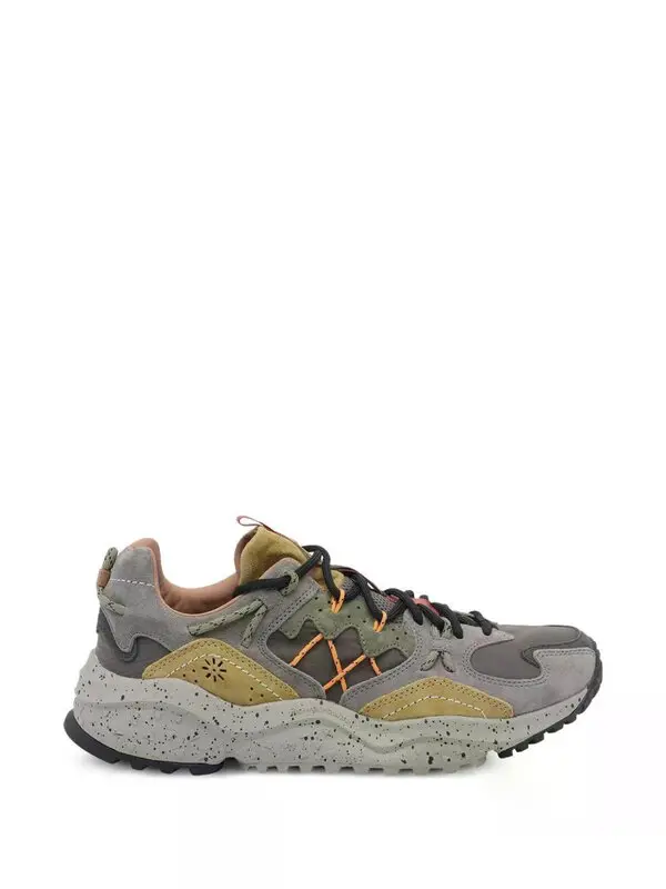FLOWER MOUNTAIN Yamabushi Suede-panelled Speckled Sneakers