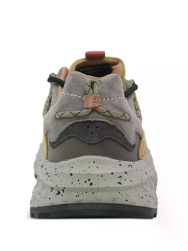 FLOWER MOUNTAIN Yamabushi Suede-panelled Speckled Sneakers