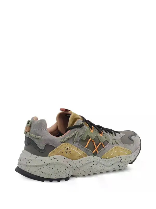 FLOWER MOUNTAIN Yamabushi Suede-panelled Speckled Sneakers