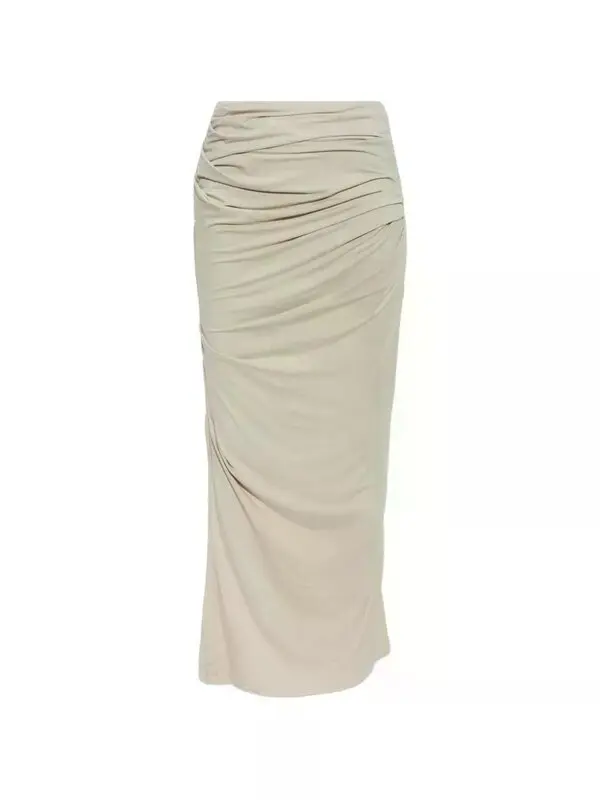 ENTIRE STUDIOS Draped Maxi Skirt - Grey
