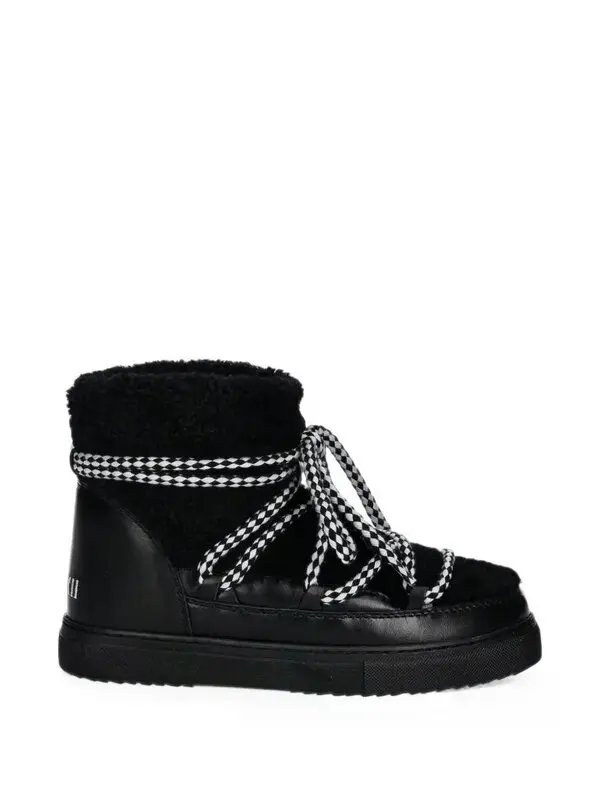 Inuikii Shearling-trim Ankle Boots