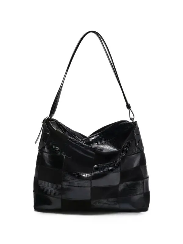 Malìparmi Patchwork Leather Shoulder Bag