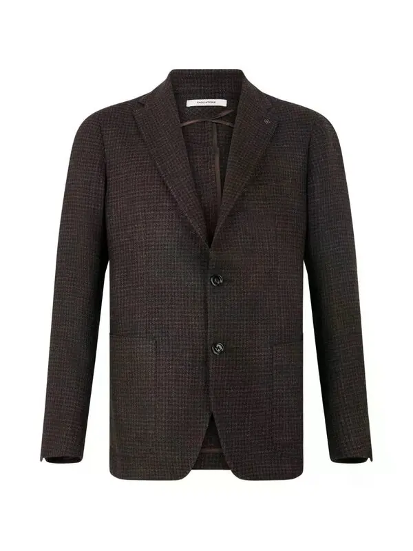 Tagliatore Check-pattern Single-breasted Blazer