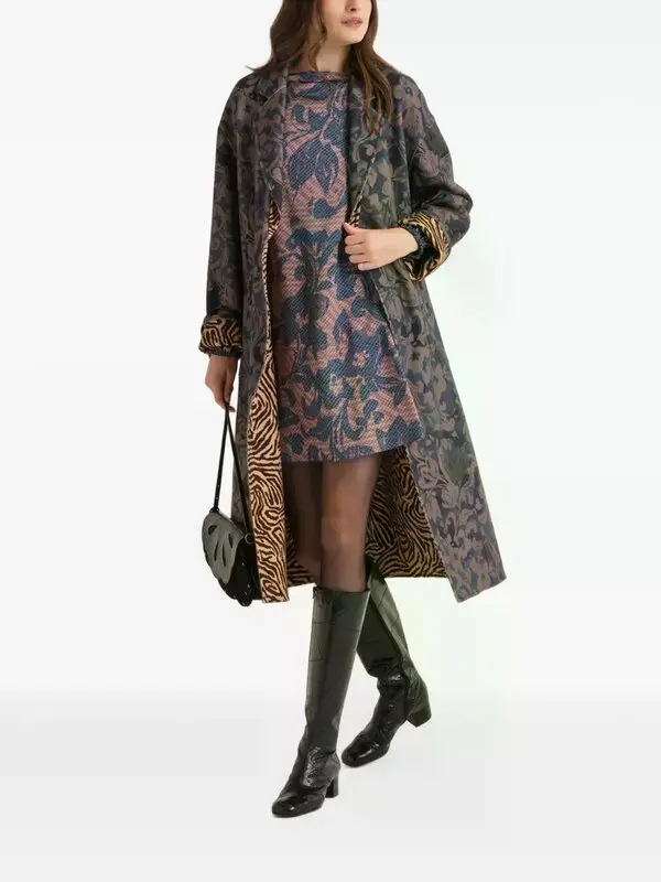 Malìparmi Reversible Floral-print Coat