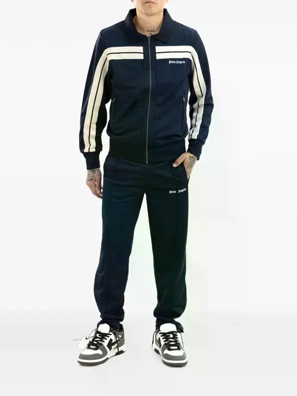 Palm Angels Side-stripe Logo-print Jacket