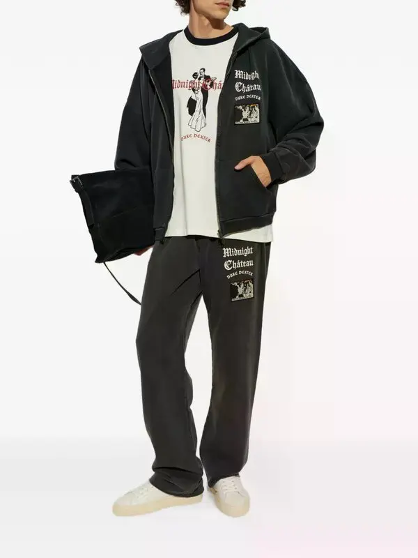 DUKE + DEXTER Midnight Château Zip-up Hoodie