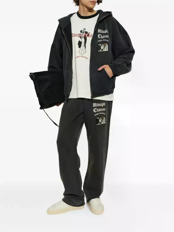 DUKE + DEXTER Midnight Château Zip-up Hoodie