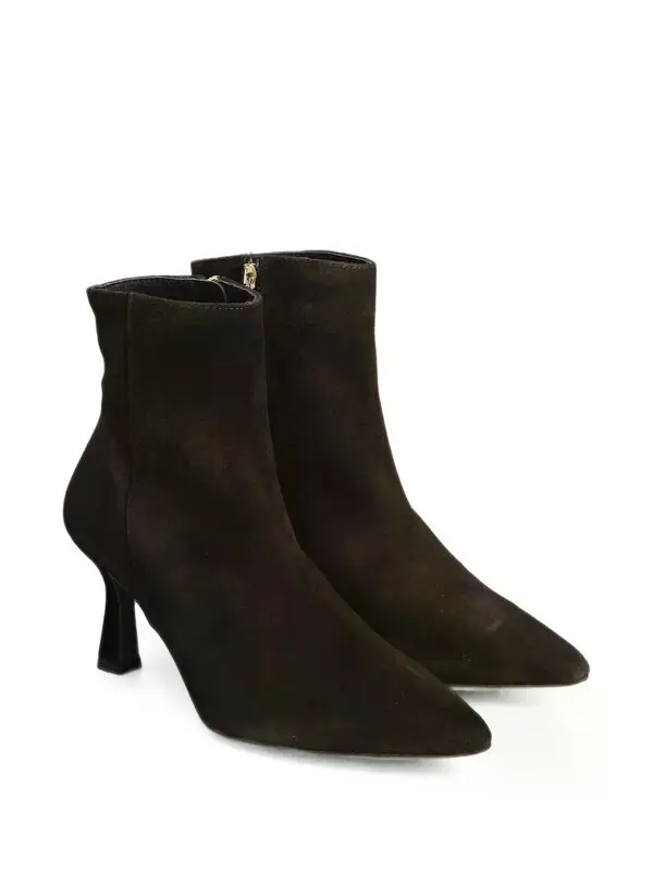 PEDRO MIRALLES Pointed-toe Suede Ankle Boots