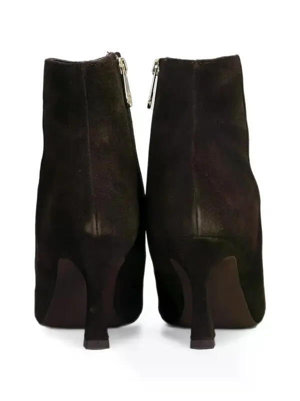 PEDRO MIRALLES Pointed-toe Suede Ankle Boots