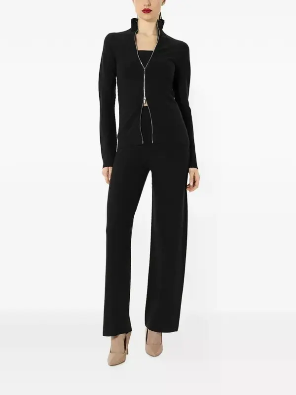 Wolford Funnel-neck Zip-up Sweater