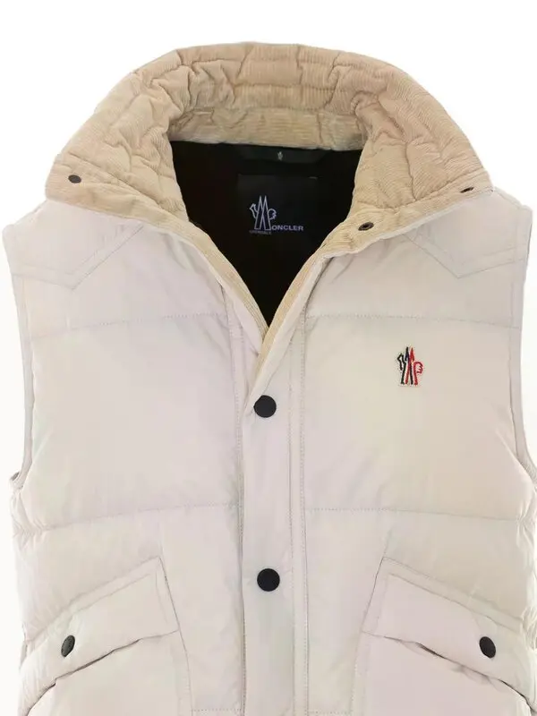Moncler Evans Quilted Corduroy-collar Gilet