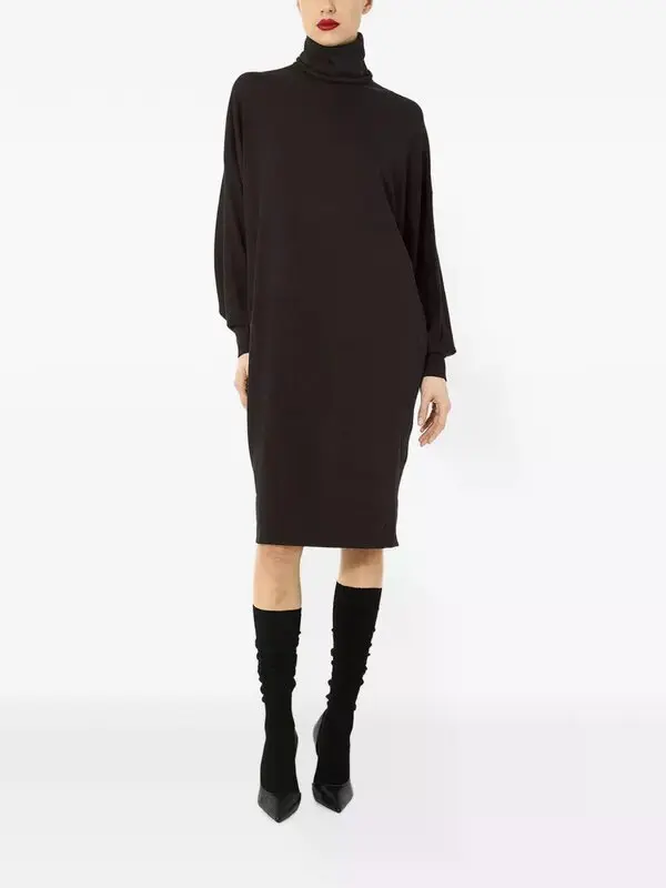 Wolford Merino-wool Turtleneck Midi Dress