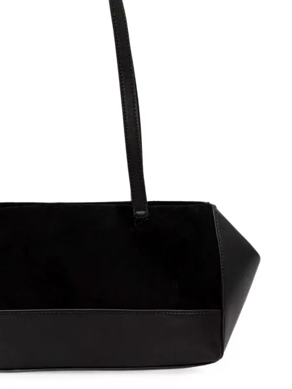Karl Lagerfeld Suede-panel Leather Shoulder Bag