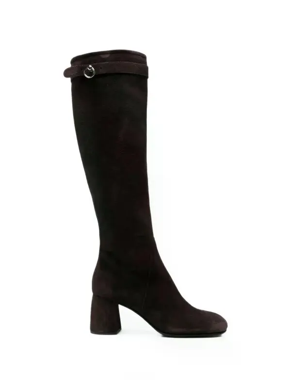 LISKA Buckle-detail Knee-high Boots