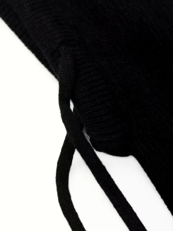 COLMAR Ribbed-knit Drawstring Balaclava