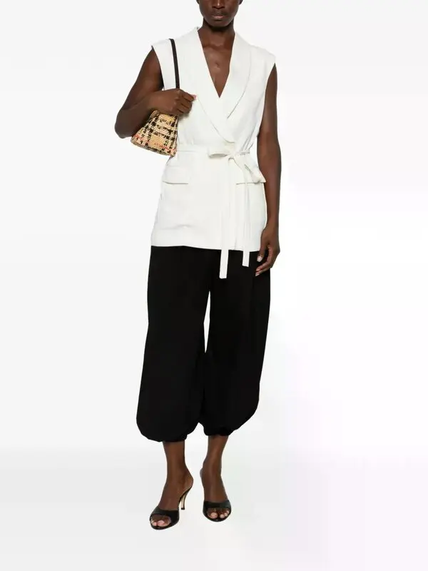 P.a.r.o.s.h Belted Sleeveless Gilet