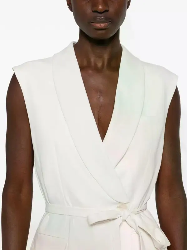 P.a.r.o.s.h Belted Sleeveless Gilet
